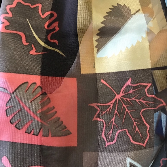 Accessories | Silky Sheer Fall Leaf Scarfnwt | Poshmark